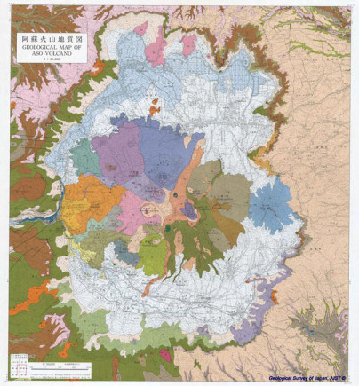 Geological Maps of Japanese Volcanoes | Spoon & Tamago