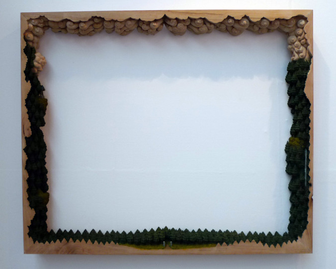 Keisuke Tanaka carves miniature landscape into wood | Spoon & Tamago