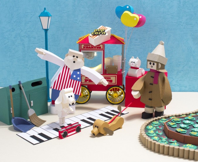 3D Paper Scenes by Shogo Kisara | Spoon & Tamago