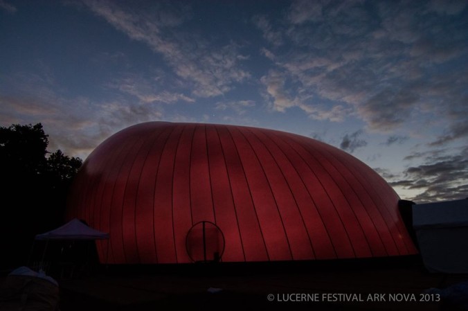 The world’s first inflatable concert hall will begin touring ravaged ...