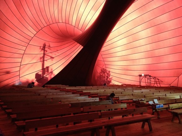 The world’s first inflatable concert hall will begin touring ravaged ...