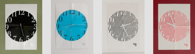 Time Paper Doubles as a Clock and Poster | Spoon & Tamago