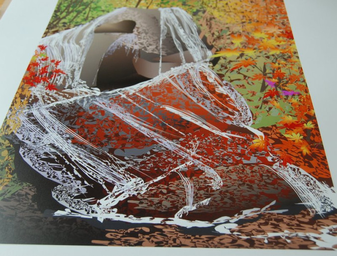 Japan’s Miroku Waterfall Painted in Excel by Tatsuo Horiuchi | Spoon ...