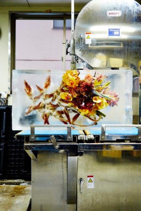 Flower Bouquets Frozen in Blocks of Ice by Makoto Azuma | Spoon & Tamago