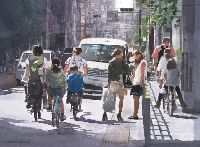 Delicate Watercolor Scenes of Japan by Masato Watanabe | Spoon & Tamago