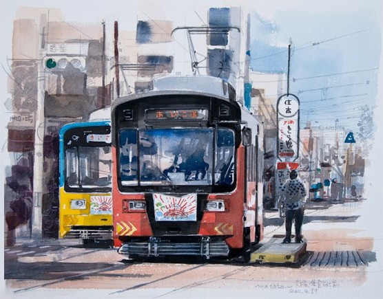 Delicate Watercolor Scenes of Japan by Masato Watanabe | Spoon & Tamago
