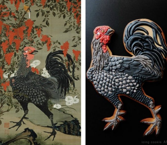 The Colorful Birds of Jakuchu Ito Rendered as Cookies | Spoon & Tamago