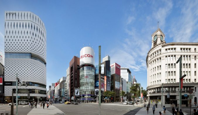 Ginza Place: A New Stunning Building & Façade Made From 5315 Aluminum ...