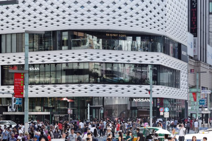 Ginza Place: A New Stunning Building & Façade Made From 5315 Aluminum ...