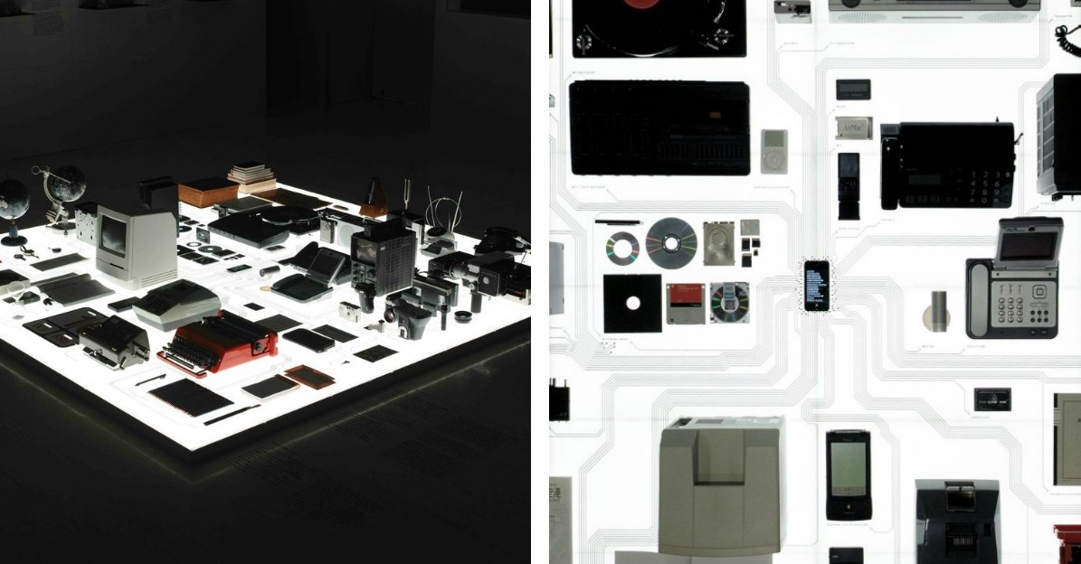 Real Life Infographic of Over 100 Objects Integrated Into the iPhone ...