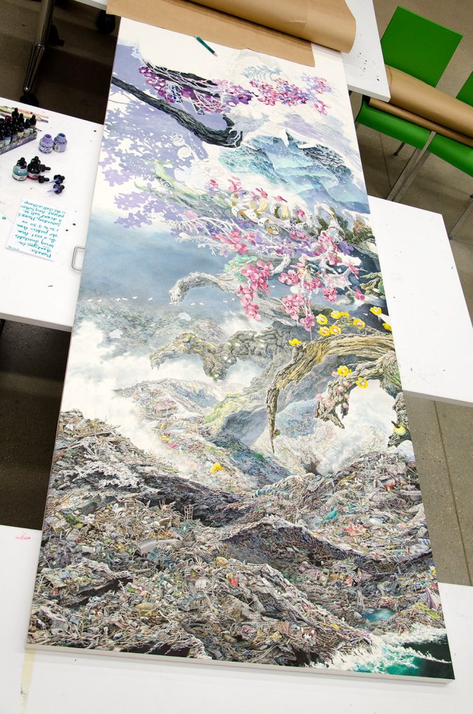 Manabu Ikeda Unveils a Monumental Pen & Ink Drawing Nearly 3.5 Years in ...