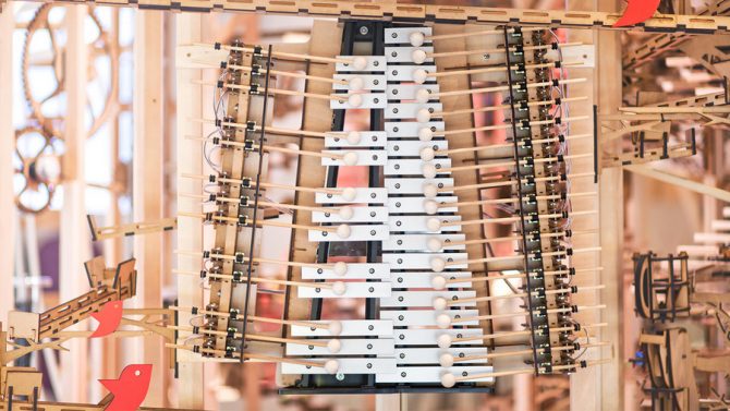 Huge Rube Goldberg Machine Installed in Tokyo Plays Christmas Songs ...