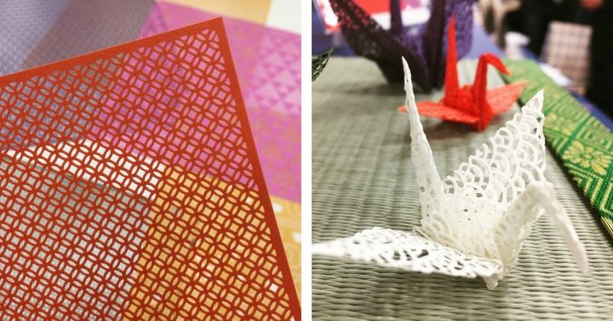 Laser-Cut Origami Featuring Traditional Japanese Patterns | Spoon & Tamago
