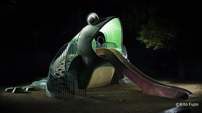 Photos of Japanese Playground Equipment at Night by Kito Fujio | Spoon ...