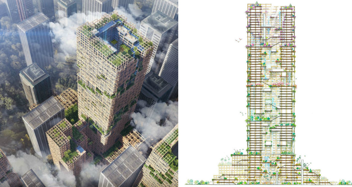 Japan to Build 350-Meter Wooden Skyscraper | Spoon & Tamago