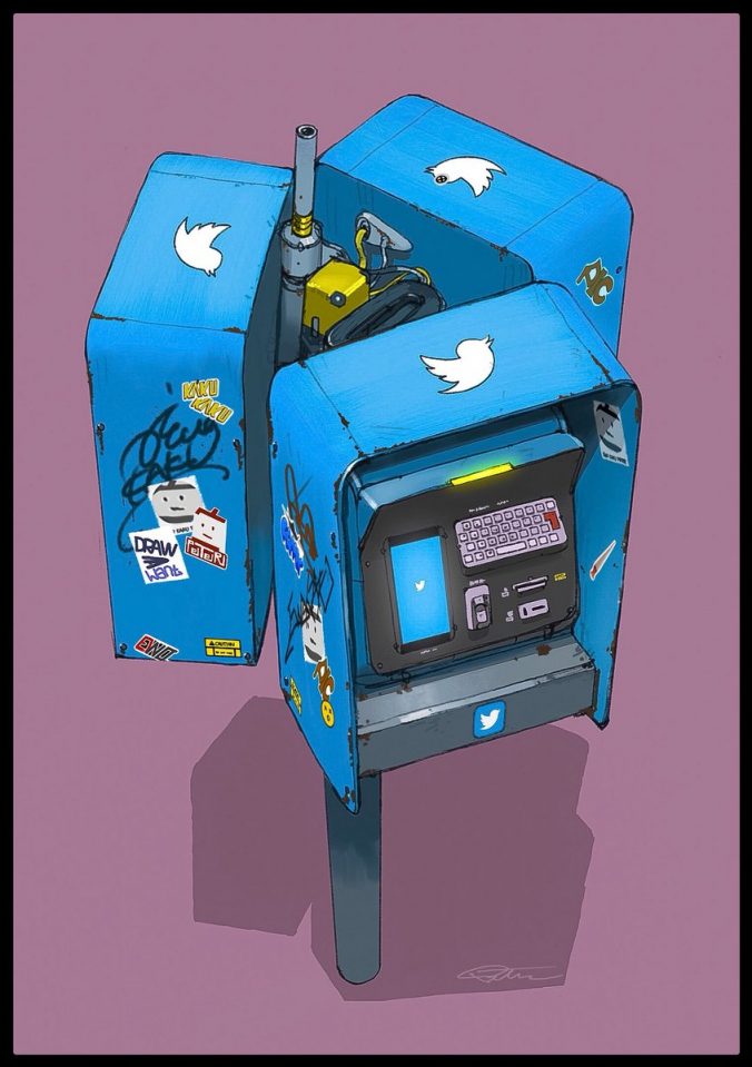 Illustrations of Imaginary Cyberpunk Gadgets | Spoon & Tamago