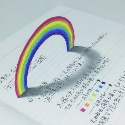 The Japanese 3D Optical Illusion Notebook Created by a High-Schooler ...