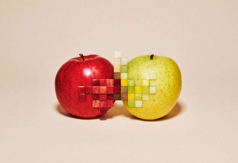 Layered: Real Life Pixelated Foods by Yuni Yoshida | Spoon & Tamago