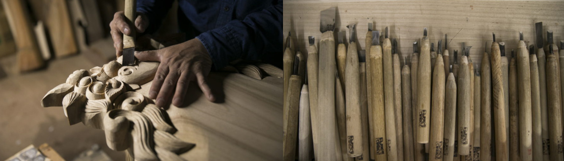 Japanese Hand-Carved Wooden Dumbbells | Spoon & Tamago