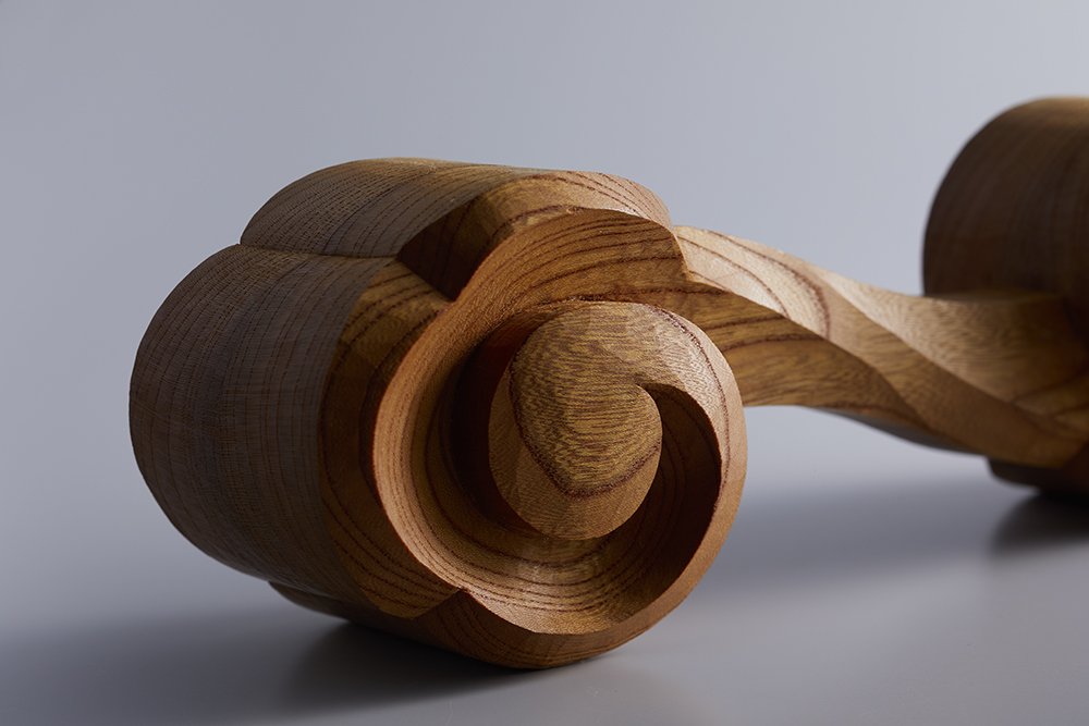 Japanese Hand-Carved Wooden Dumbbells | Spoon & Tamago