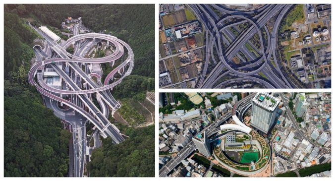 Aerial Photos Reveal the Sculptural Beauty of Japanese Highway ...