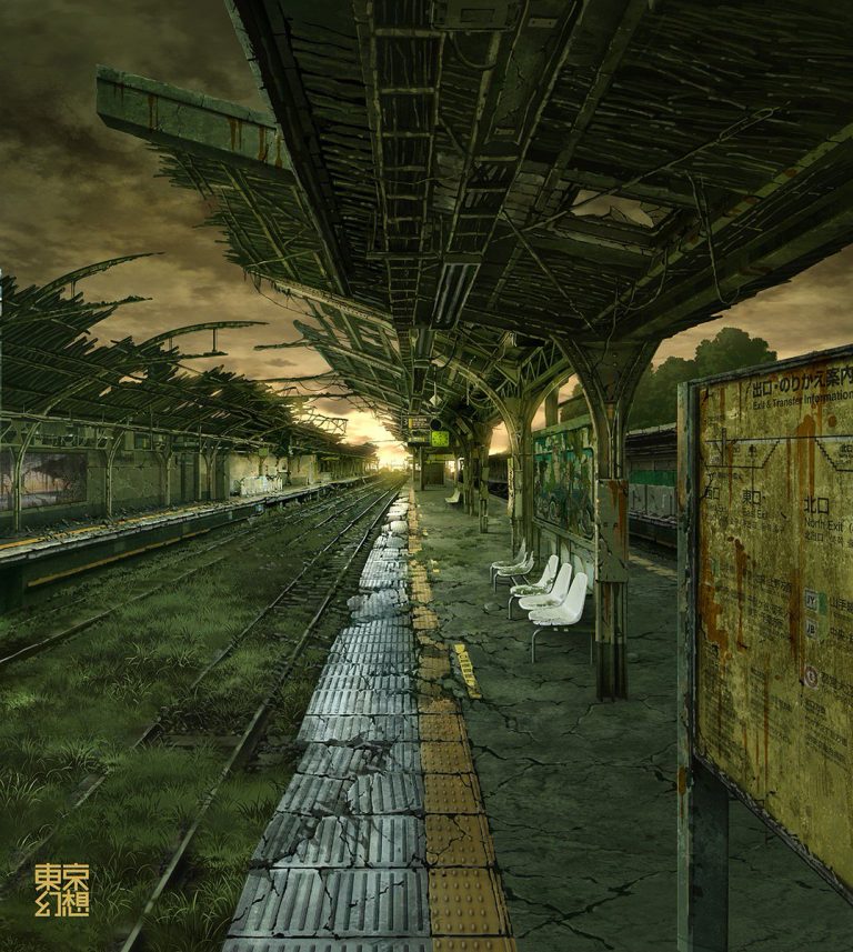 Post-Apocalyptic Illustrations of Tokyo in Ruins | Spoon & Tamago