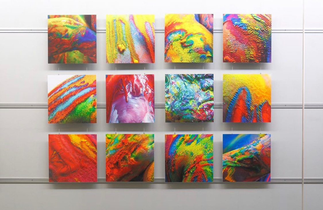 Kanako Shintaku Covers Her Body in Paint to Create Surreal Portraits ...