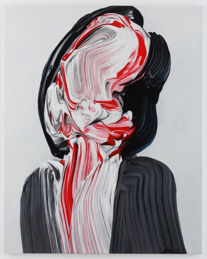 Trompe l’oeil Paintings of Brushstrokes Form Abstract Portraits by ...