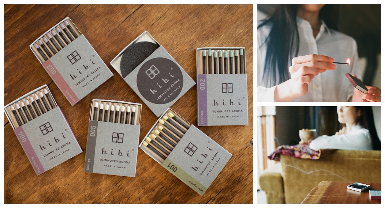 Hibi Combines Incense and Matches into One | Spoon & Tamago