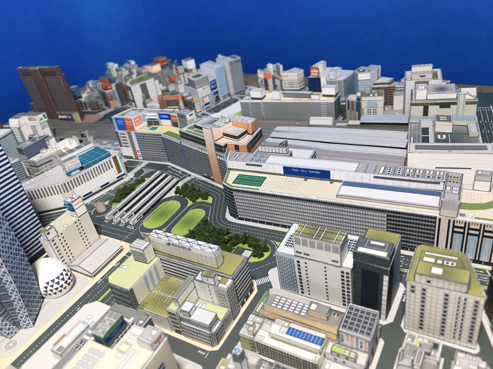 A Miniature Model of Shinjuku Built Entirely From Paper | Spoon & Tamago