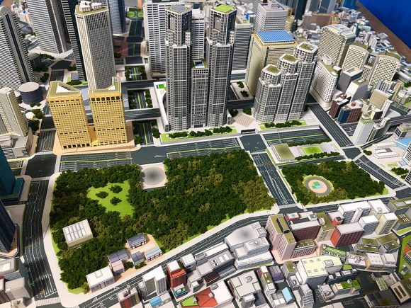 A Miniature Model of Shinjuku Built Entirely From Paper | Spoon & Tamago