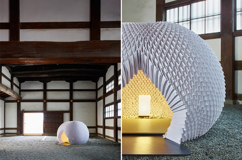 Shi-An: A Tea House Made From 4000 Units of Origami | Spoon & Tamago