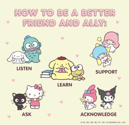 Hello Kitty Speaks Out in Support of Black Lives Matter | Spoon & Tamago