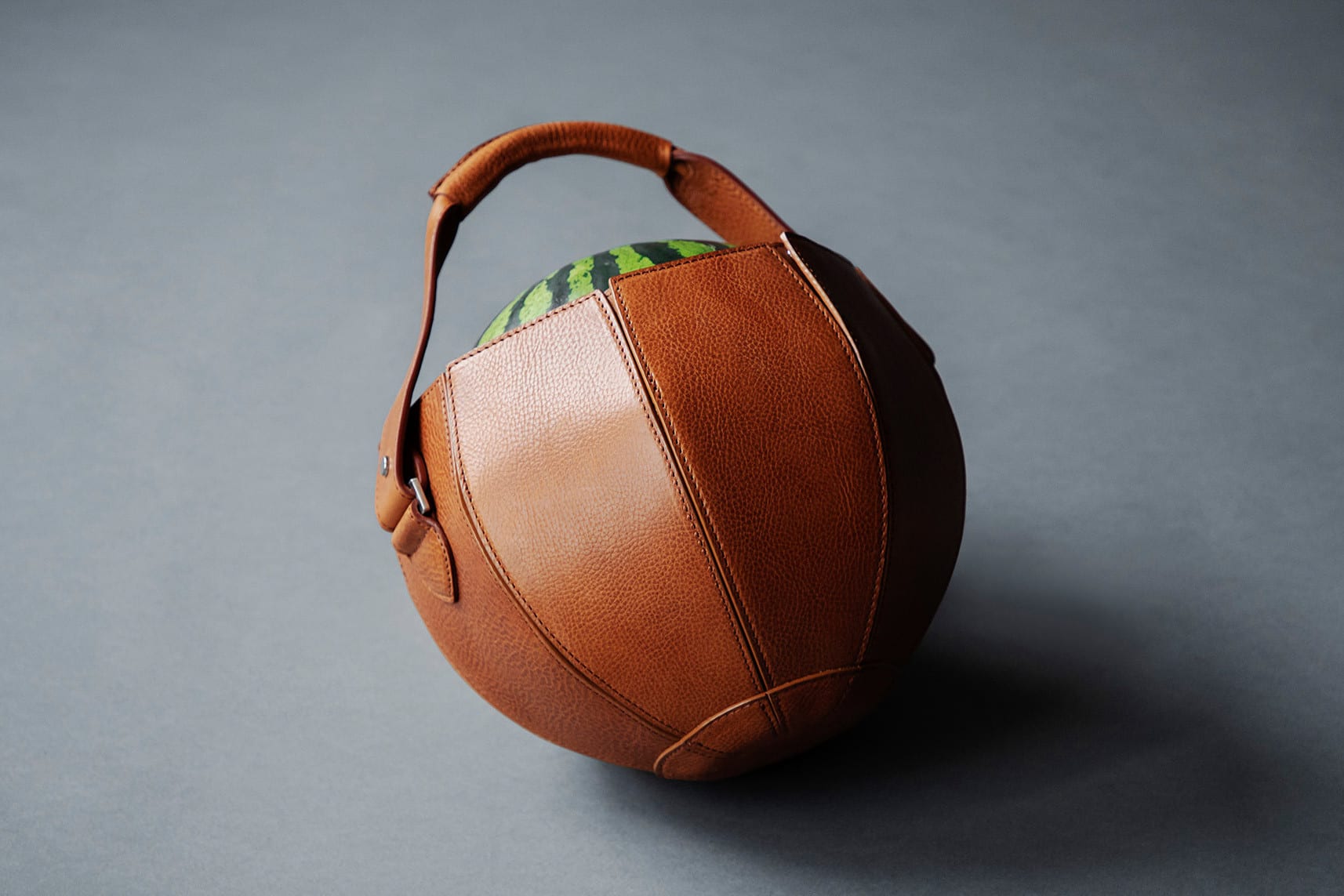 Tsuchiya Kaban Creates Leather Bag Specifically for Carrying Watermelon ...