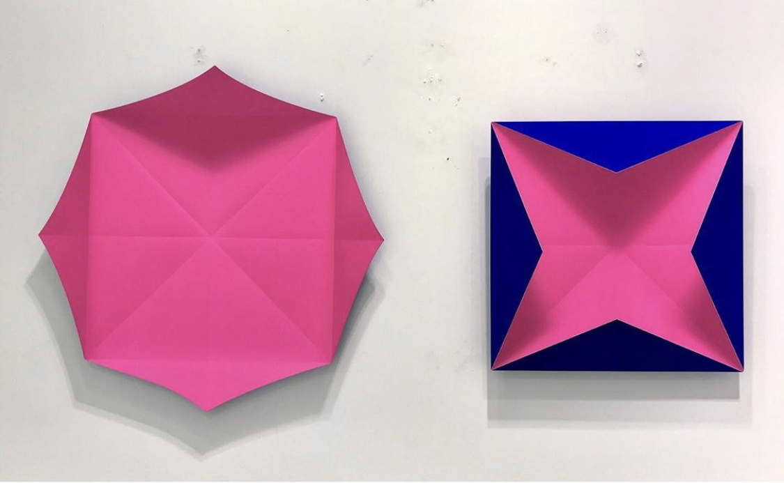 Origami-Inspired Optical Illusion Oil Paintings by Momo Yoshino | Spoon ...
