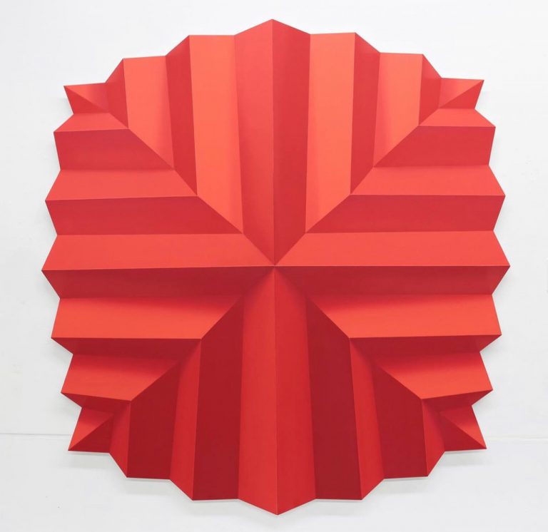 Origami-Inspired Optical Illusion Oil Paintings by Momo Yoshino | Spoon ...