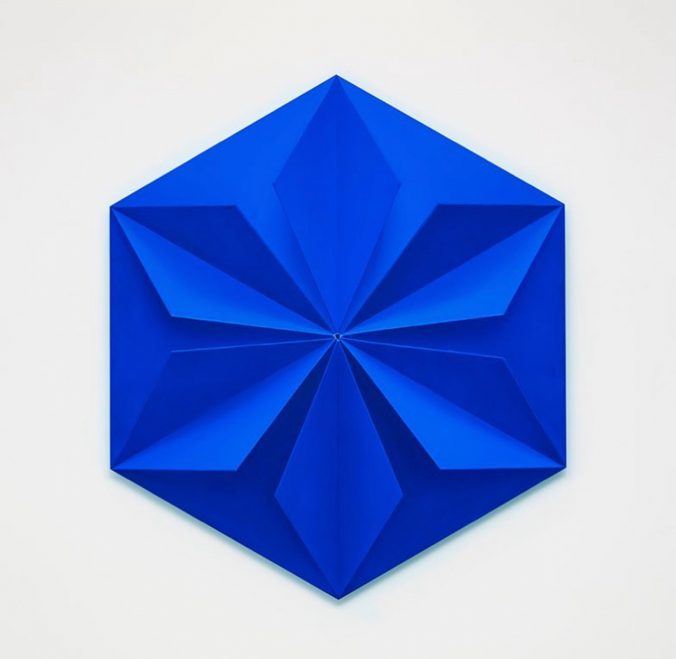 Origami-Inspired Optical Illusion Oil Paintings by Momo Yoshino | Spoon ...