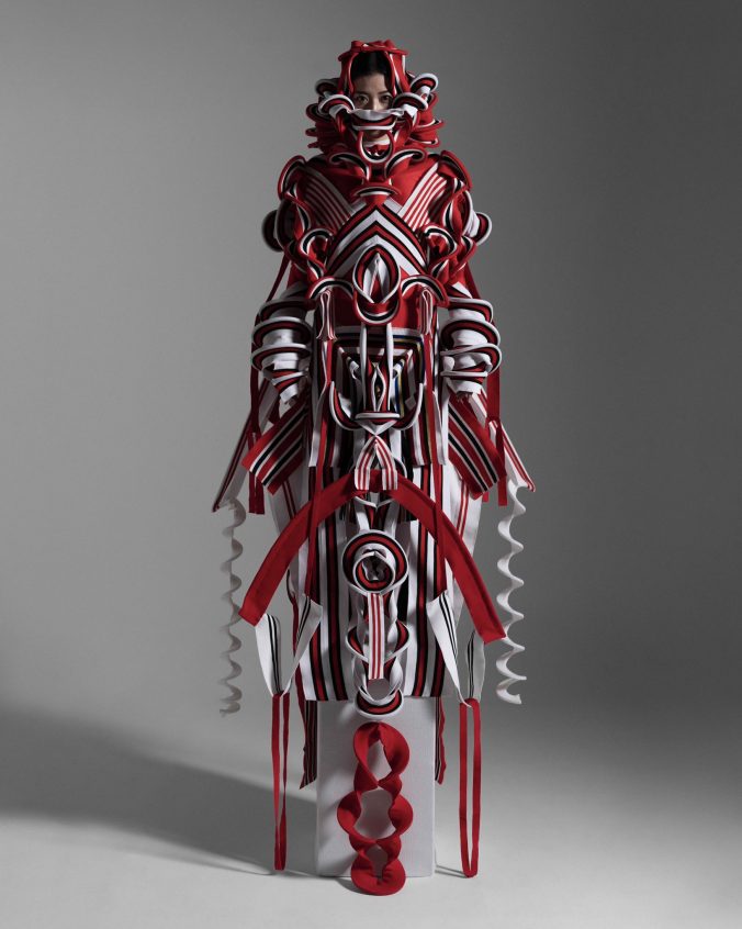 Elaborate Jomon-Era Pottery Informs the Colorful Curvatures of Couture ...