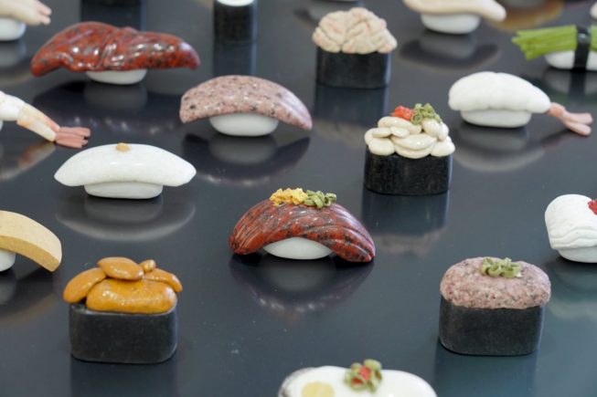 Sculpted Sushi Made Entirely From Natural Polished Stones | Spoon & Tamago
