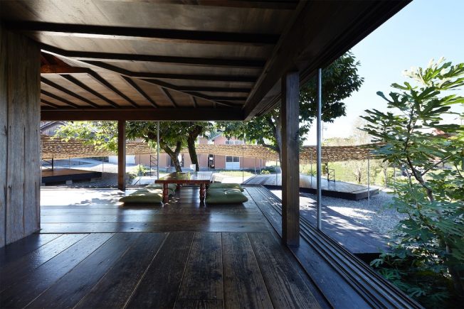 An Elongated Roof Extends from an Abandoned Home to Form an Island ...