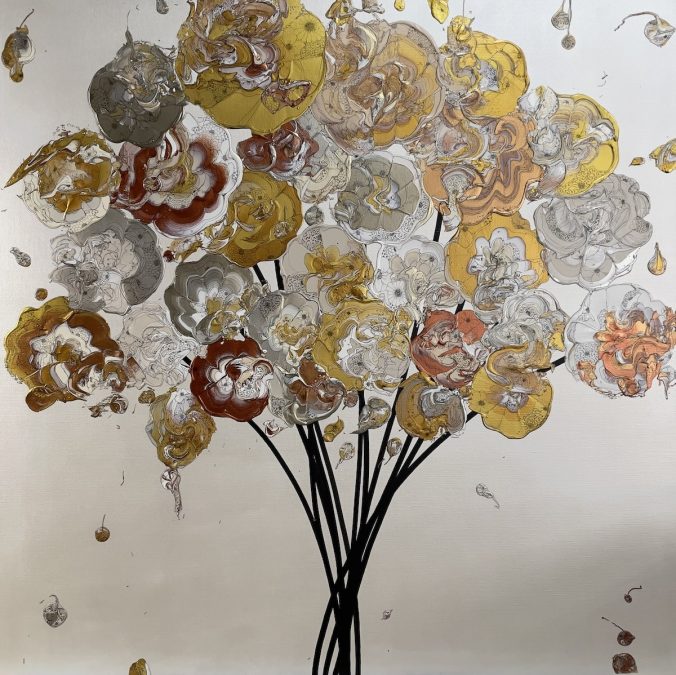 Yuta Okuda Combines Blotches of Paint with Delicate Lines to Create ...