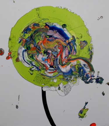 Yuta Okuda Combines Blotches of Paint with Delicate Lines to Create ...