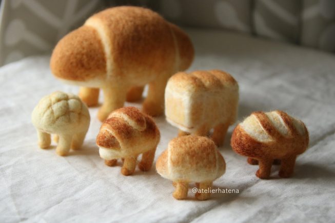 Bread Bugs: Intriguing and Adorable Four-Legged Felt Pastries by ...