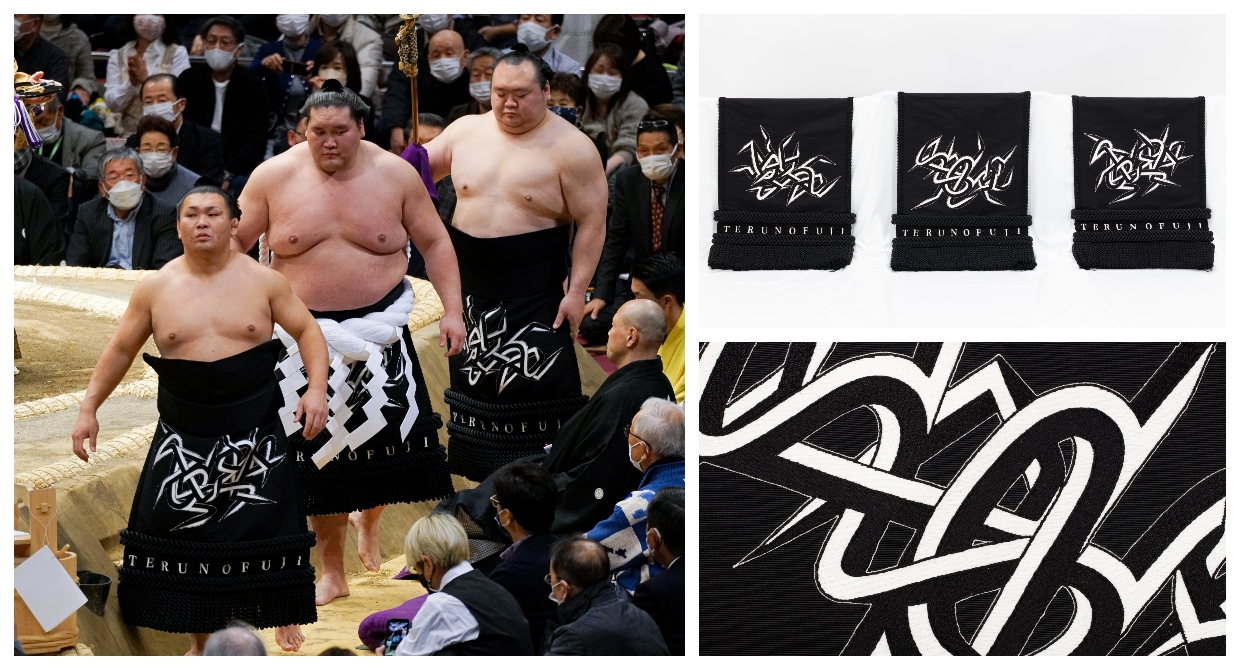 Artist Enrico Isamu Oyama Designs Kesho Mawashi for Sumo Wrestler ...