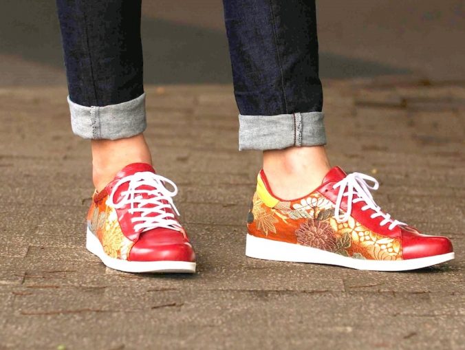 Unused High-End Kimonos Upcycled Into One-of-a-Kind Leather Shoes ...