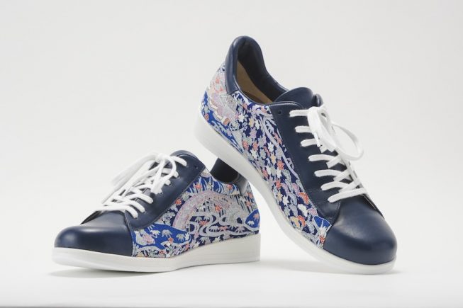 Unused High-End Kimonos Upcycled Into One-of-a-Kind Leather Shoes ...