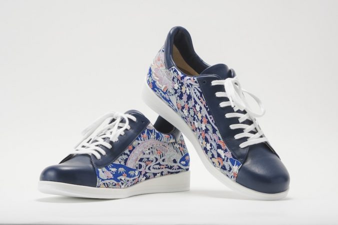 Unused High-End Kimonos Upcycled Into One-of-a-Kind Leather Shoes ...