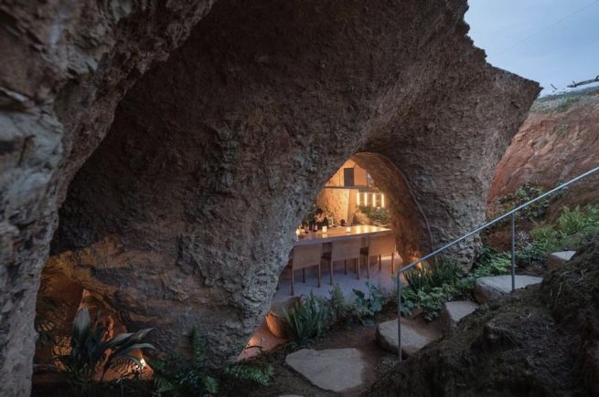 Maison Owl is a Cave-Like Restaurant in Yamaguchi Designed by Junya Ishigami | Spoon & Tamago