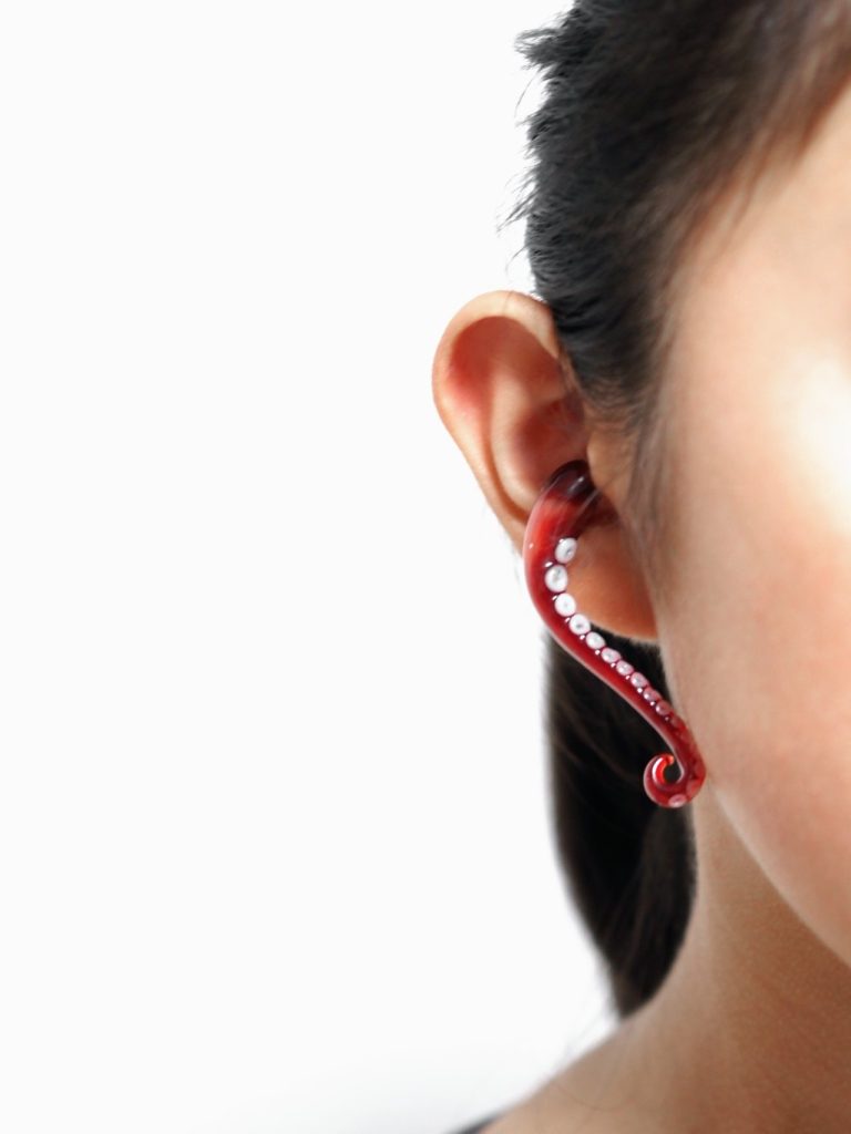 Glass Artist Genki Hirano Crafts Tentacle Earbuds | Spoon & Tamago