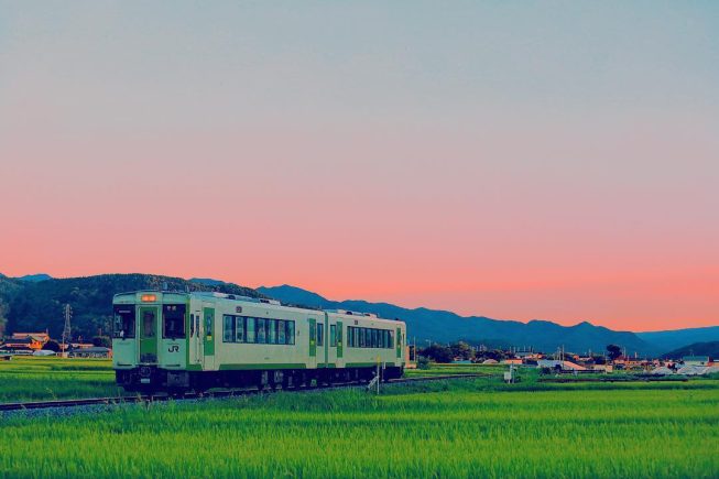 A Struggling Regional Train Line Turns its Cars into a Photo Gallery to ...